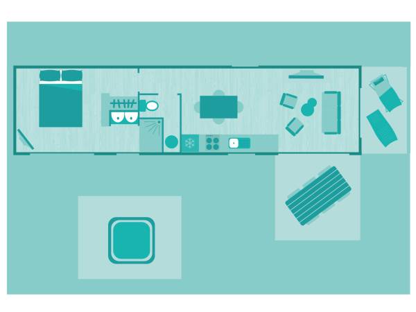 Apartment Mas Julia 2 people 1 bedroom air-conditioned Premium Cabanou ...