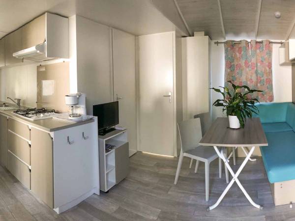 Mobil home Montagne 4/6 personnes 2 chambres 3 fleurs - Argelès-Gazost