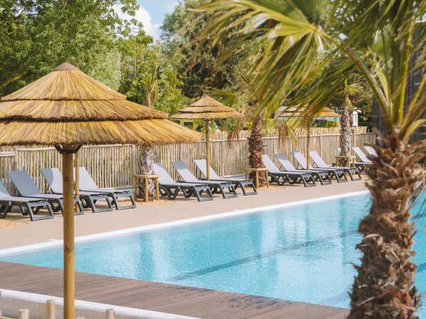 Discover the bathing area at the Portland campsite