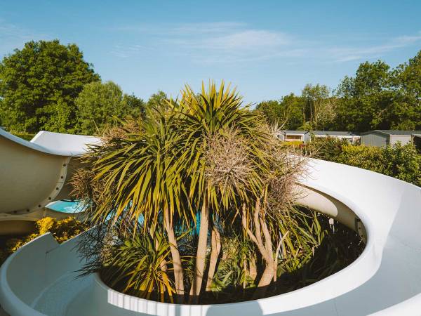 Discover the bathing area at the Portland campsite