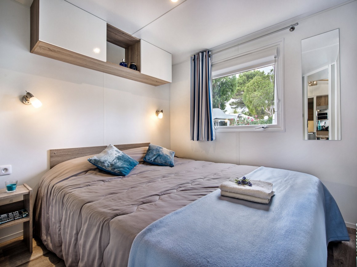 Mobil home Samoa 5 personen 2 kamers met airconditioning 4 bloemen - Lagos