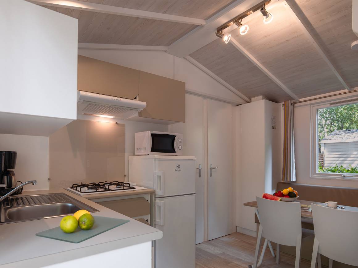 Mobil home Lavande 4 personen 2 kamers met airconditioning 2 bloemen ...
