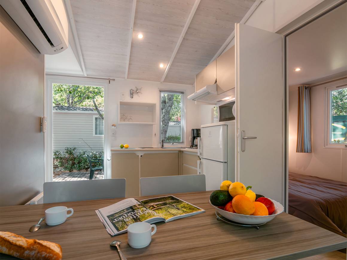 Mobil-home Lavande 4 personnes 2 chambres - Ruoms