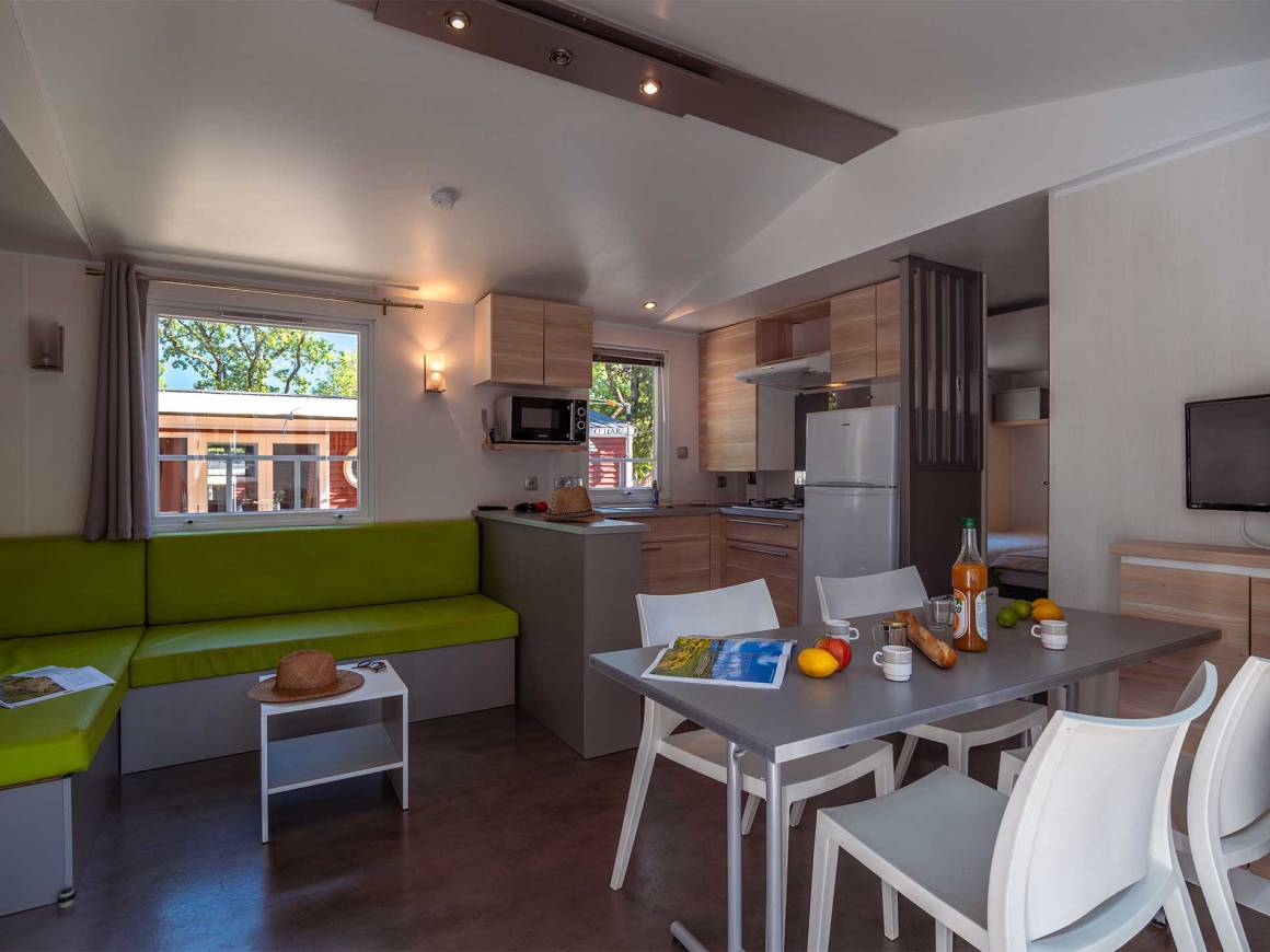 Mobil-home Chêne 6 personnes 3 chambres - Ruoms