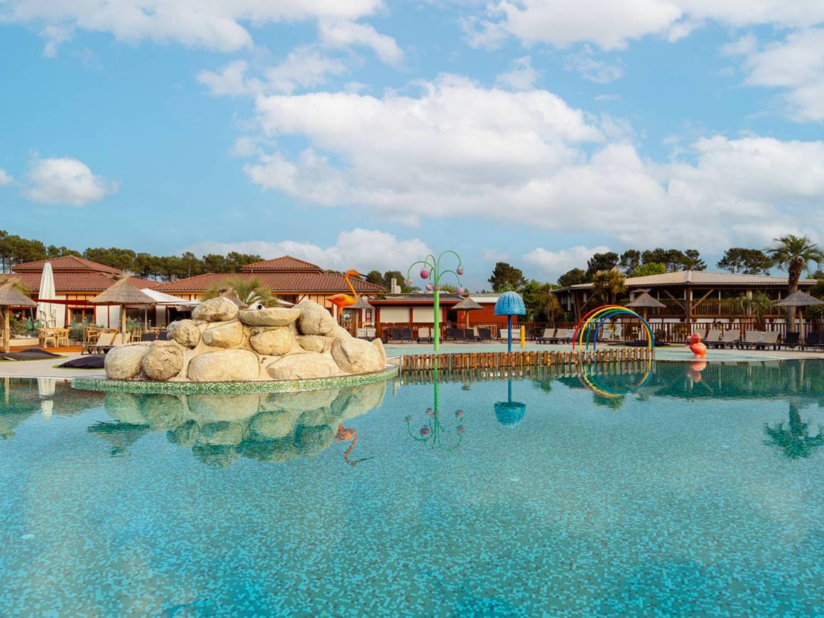 Découvrez l’espace baignade du camping Au Lac de Biscarrosse