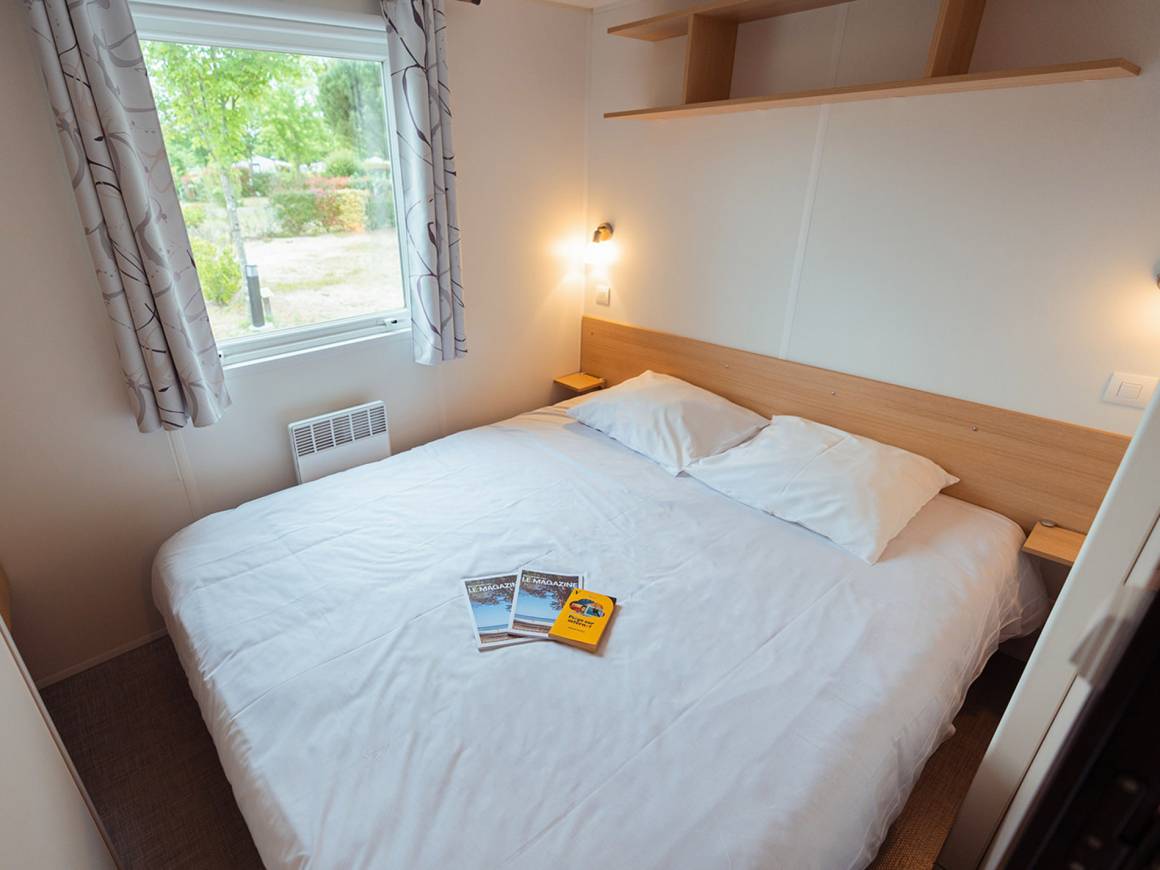 Mobil home 6 personnes 3 chambres climatisé(e) 3 fleurs - Parentis en Born