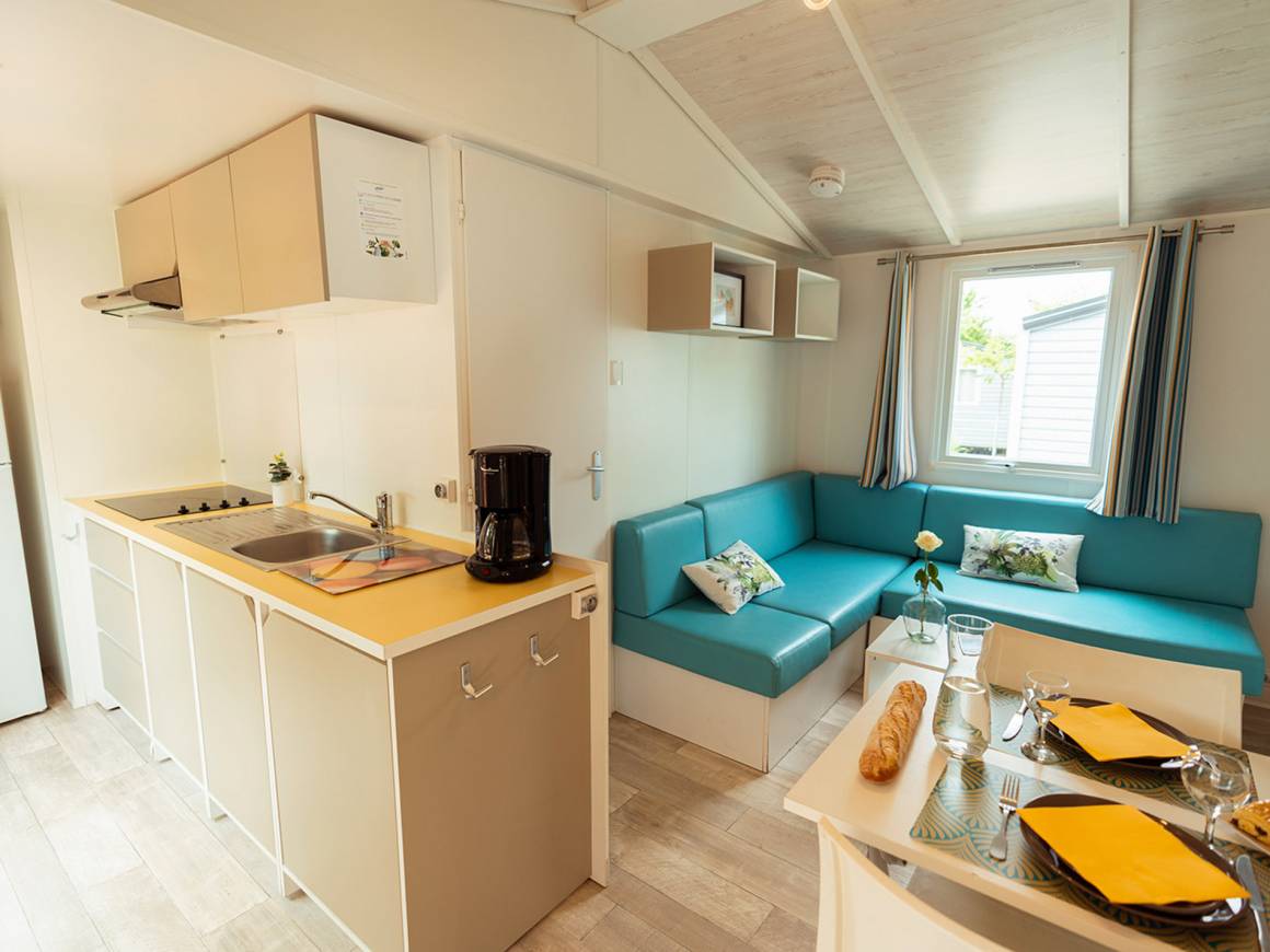 Mobil home 6 personnes 3 chambres 2 fleurs - Parentis en Born