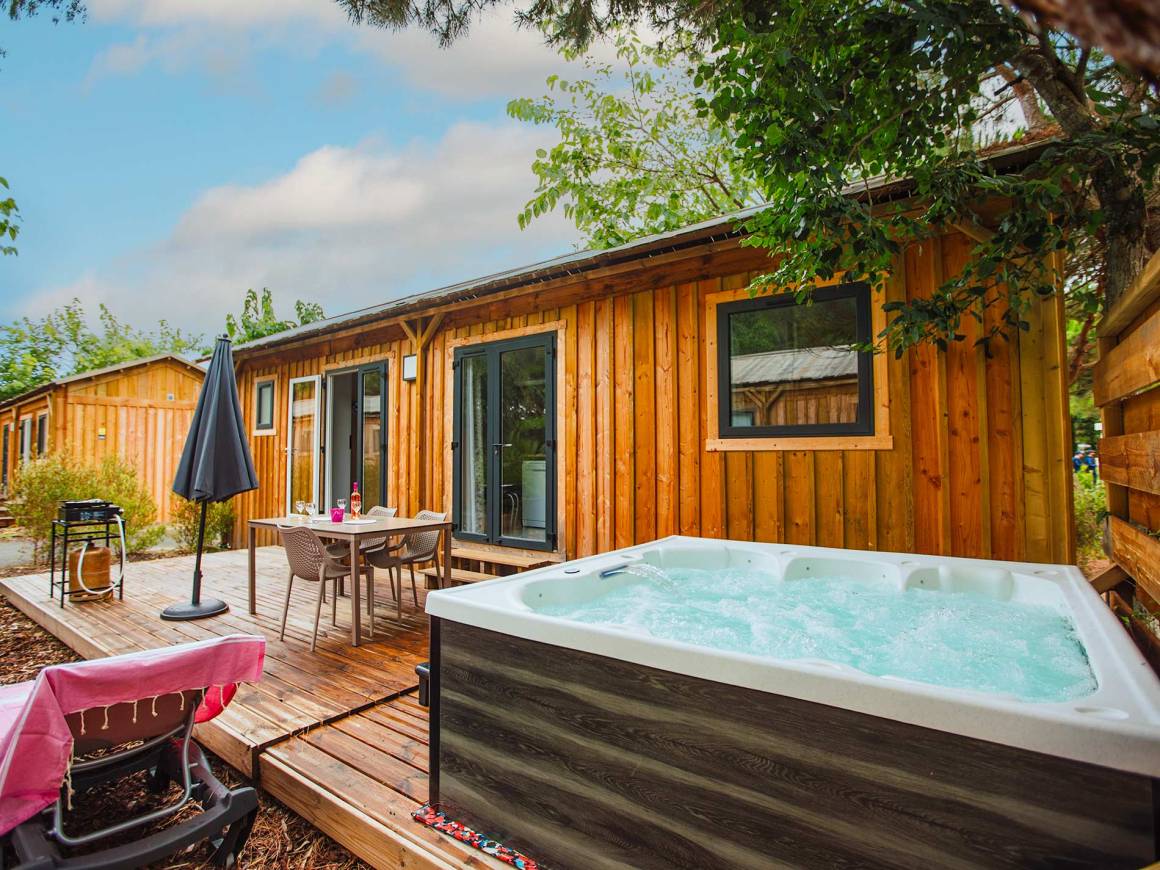 Mobil-home 6 personnes 3 chambres avec spa - Soulac-sur-Mer