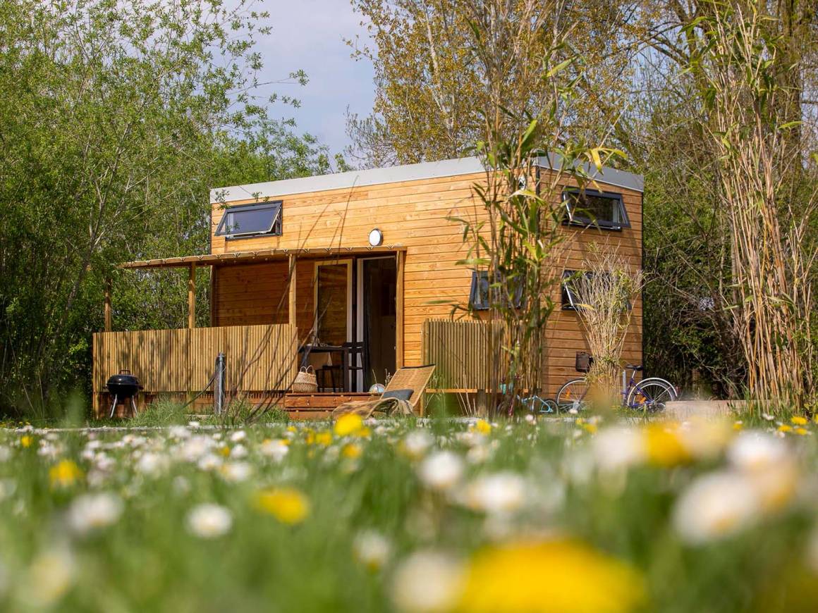 Mobil home Tiny House 4 personnes 2 chambres 3 fleurs - Vielle Saint-Girons