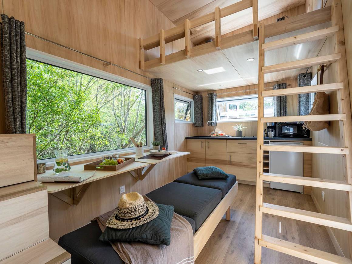 Mobil home Tiny House 4 personnes 2 chambres 3 fleurs - Vielle Saint-Girons