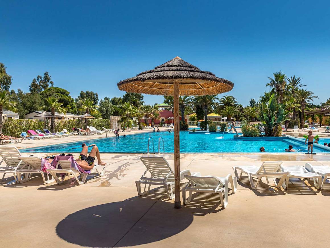 L'Oasis & California: campsite in Le Barcarès with 2 water parks