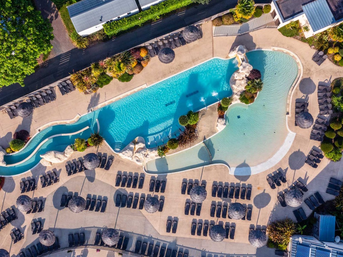 Zwembad en waterpark: het zwemgedeelte op de camping L'Océan Breton