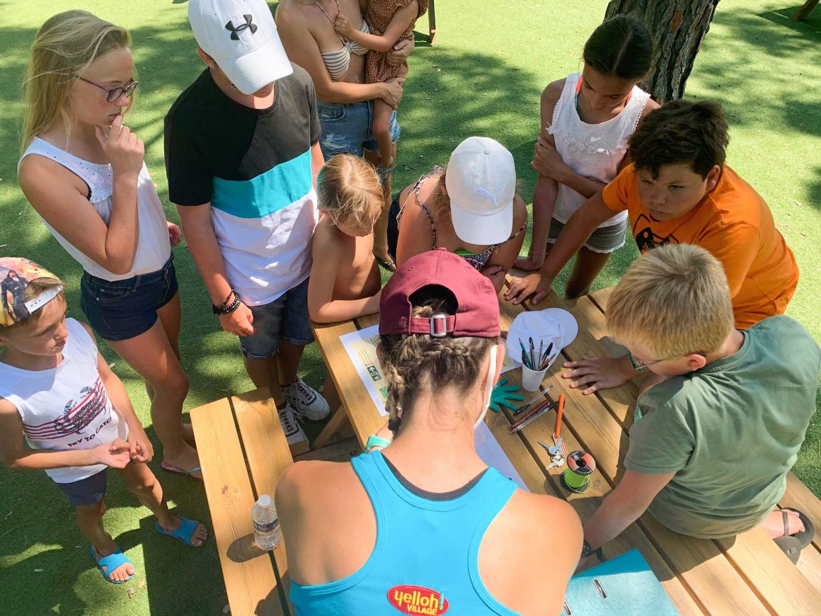 Club per bambini del campeggio La Bastiane