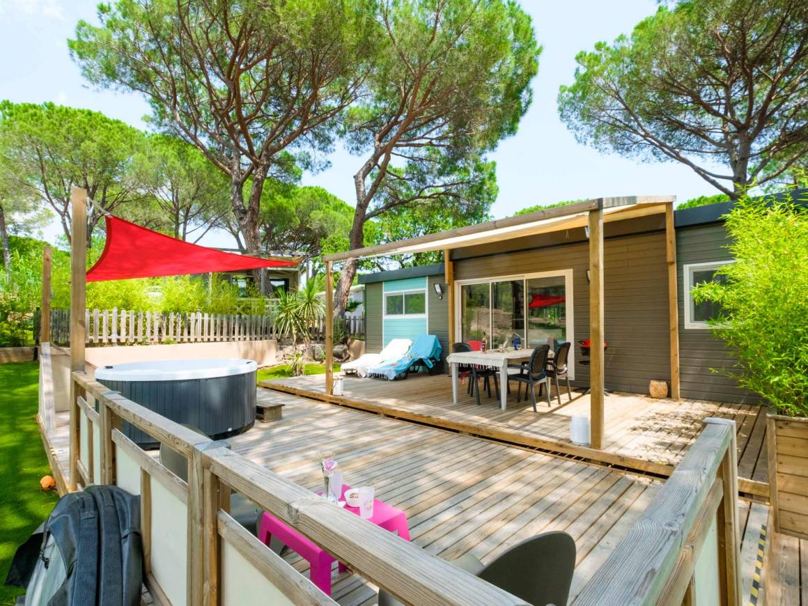 Mobil home Samoa 4 personen 2 kamers met airconditioning Premium ...