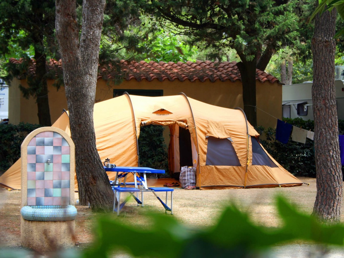 Parcela de camping 2 flores - Canet-Plage-en-Roussillon