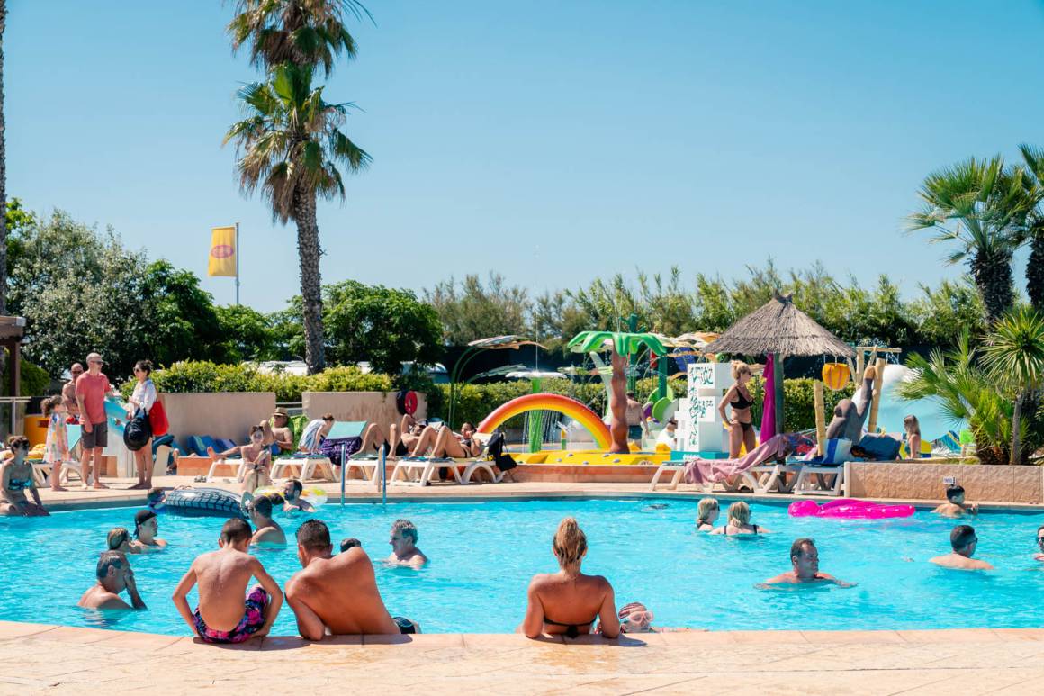Le Club Farret: camping with bathing area