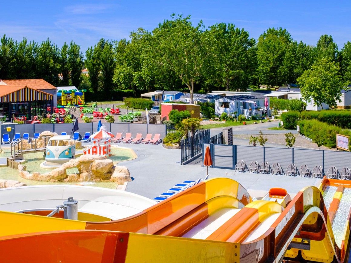 Un espace aquatique pour toute la famille au Yelloh! Village Le Jard
