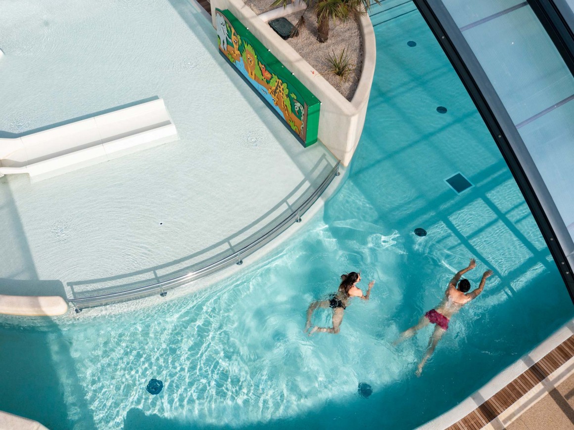 Un espace aquatique pour toute la famille au Yelloh! Village Le Jard