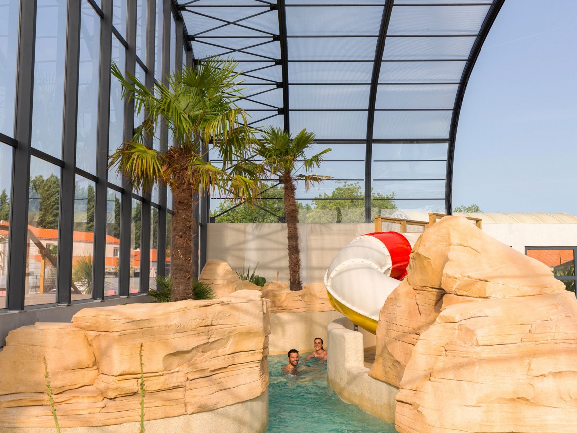 Een aquapark voor de hele familie in het Yelloh! Village Le Jard