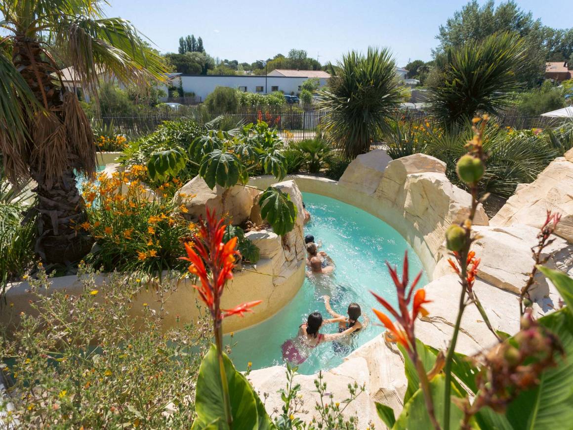 Swimming pool and water park for the whole family at Yelloh! Village Le ...