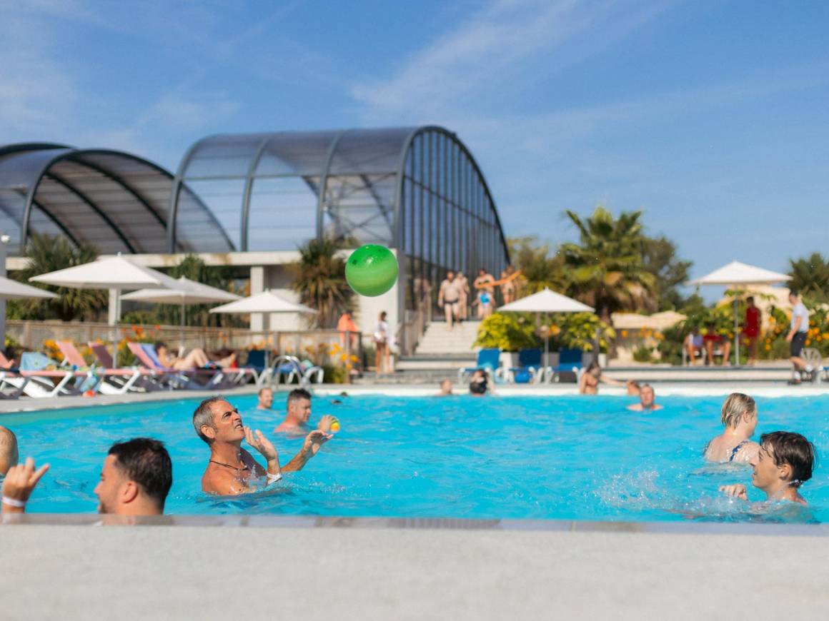 Swimming pool and water park for the whole family at Yelloh! Village Le ...