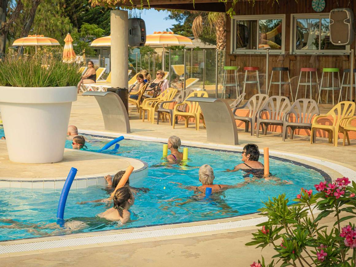 Camping Le Pré Catalan au Barcarès : Piscine et Parc aquatique