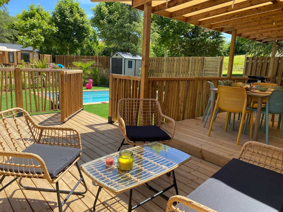 Mobil home Camélia 6 personnes 3 chambres climatisé(e) Premium avec ...