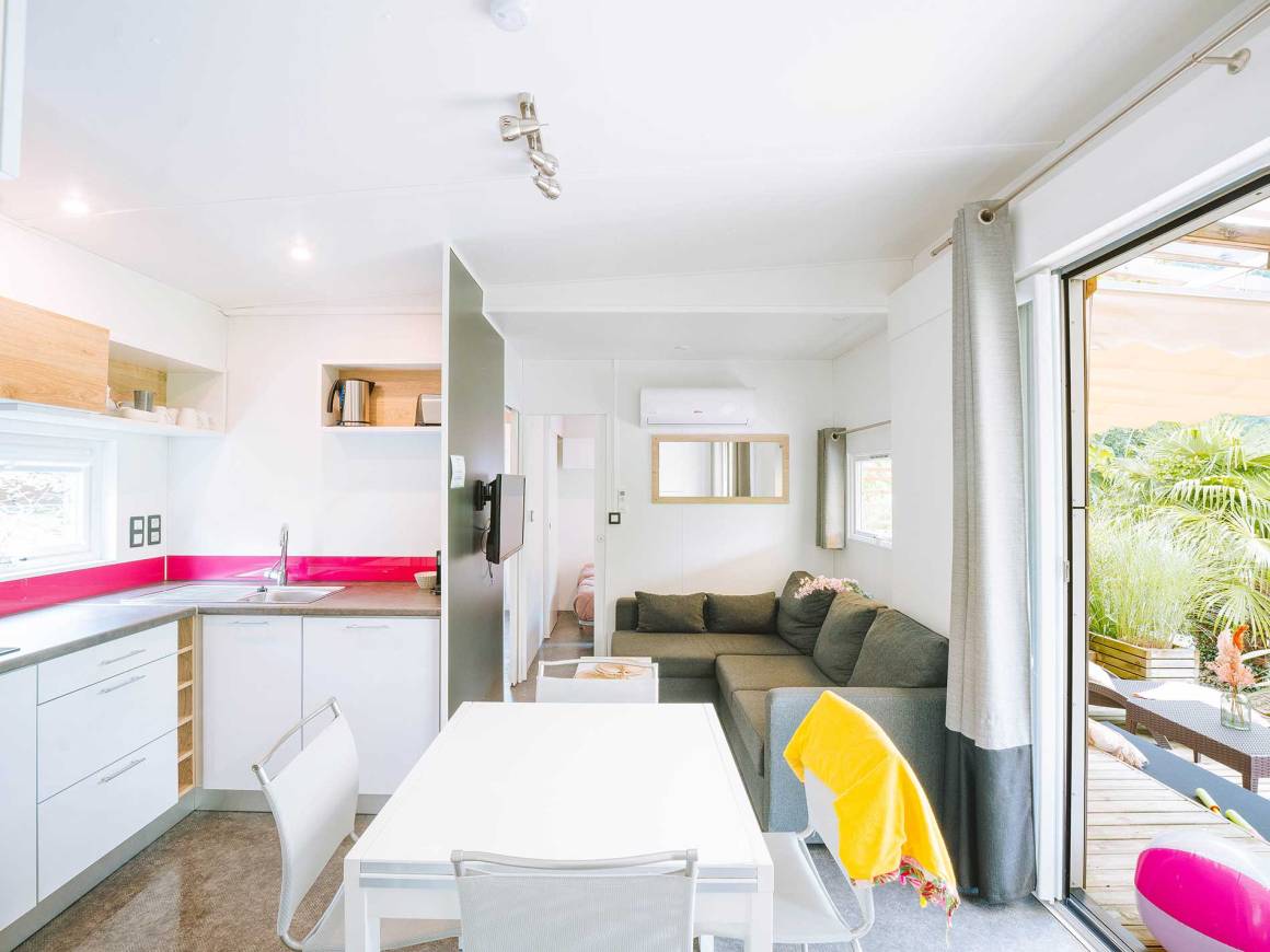 Mobil home Oasis 6 people 3 bedrooms air-conditioned Premium - Argelès ...