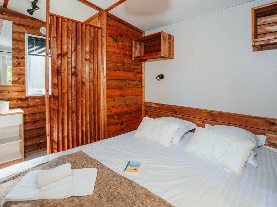 Mobil home Manyara 4 personen 2 kamers Premium - Les Rosiers-sur-Loire