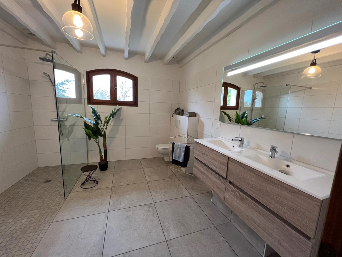 Ferienhaus 8 Personen 4 Zimmer 4 Blumen mit privatem Schwimmbad - Vensac