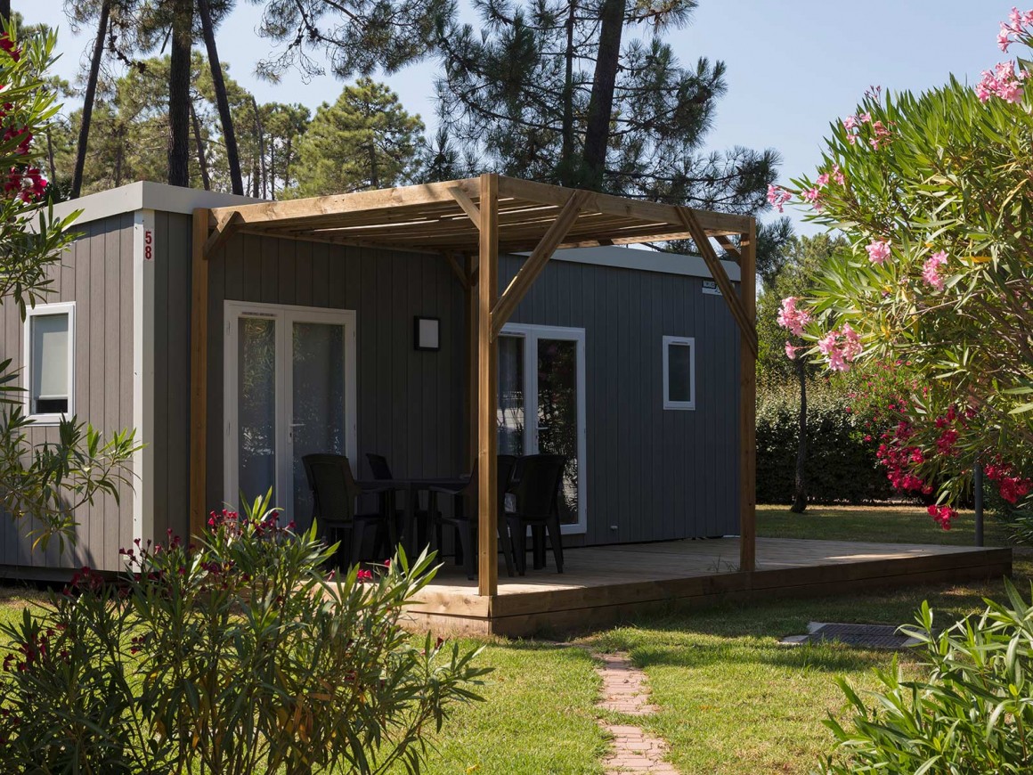 Mobilhome/Cottage Nepita 4/5 personnes 2 chambres 1 salle de bain ...