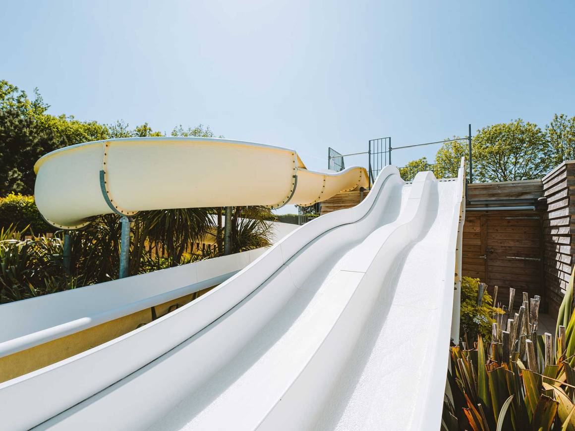 Discover the bathing area at the Portland campsite