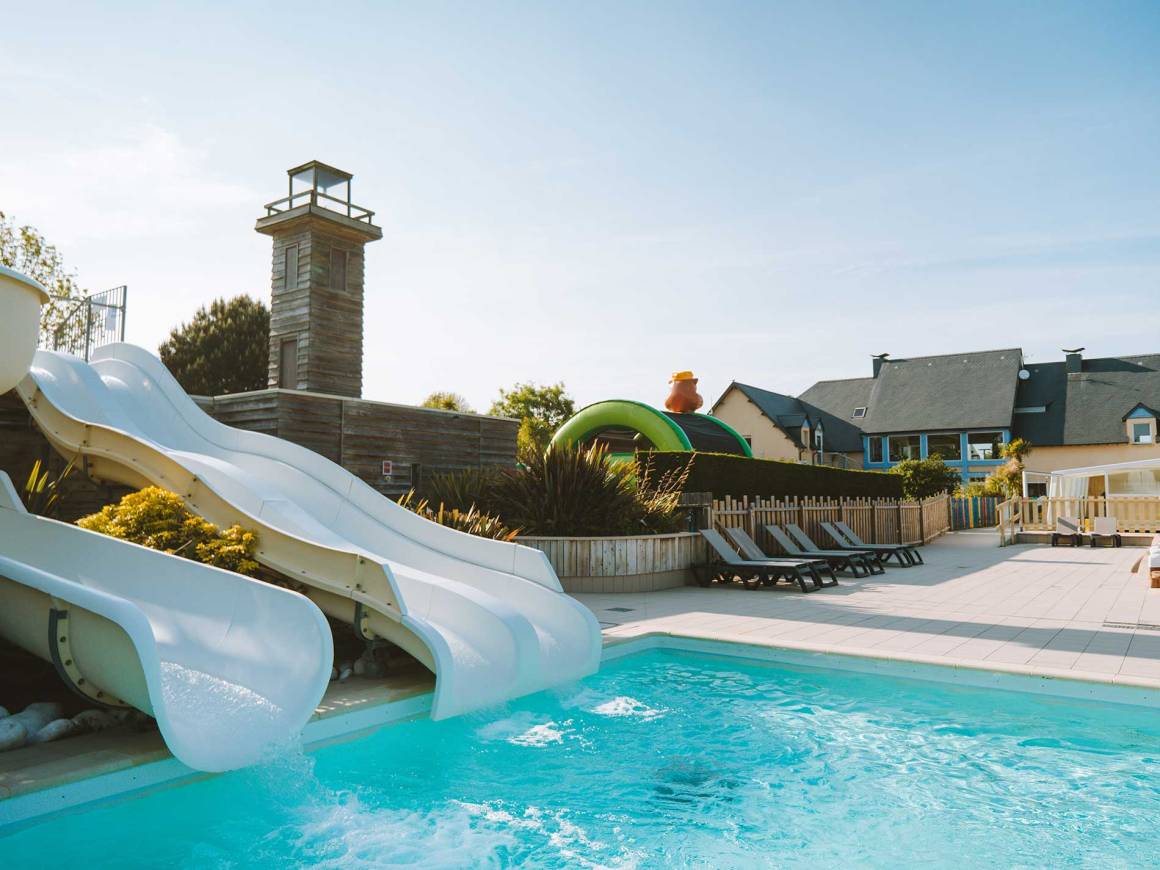 Discover the bathing area at the Portland campsite