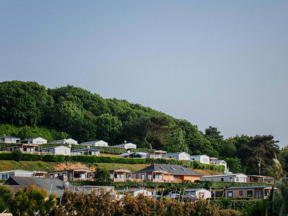 All the mobile home rentals at the Saint Pabu Plage campsite
