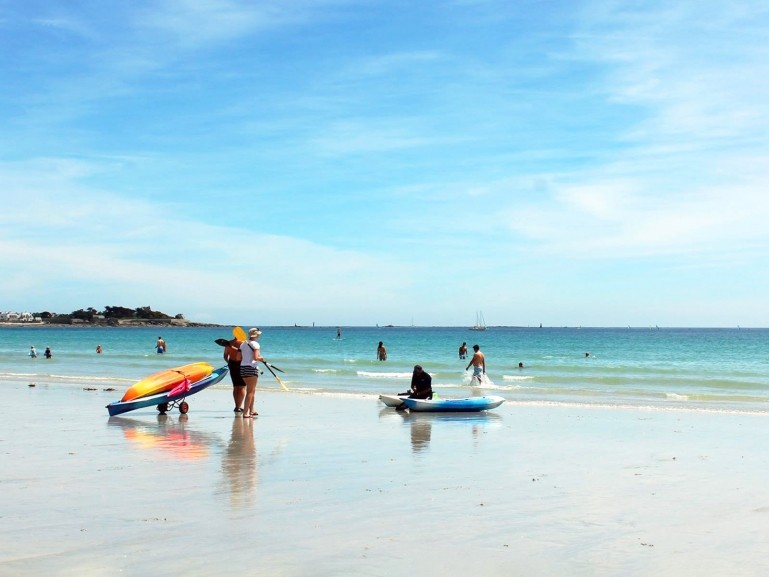 Camping La Plage : Espace baignade