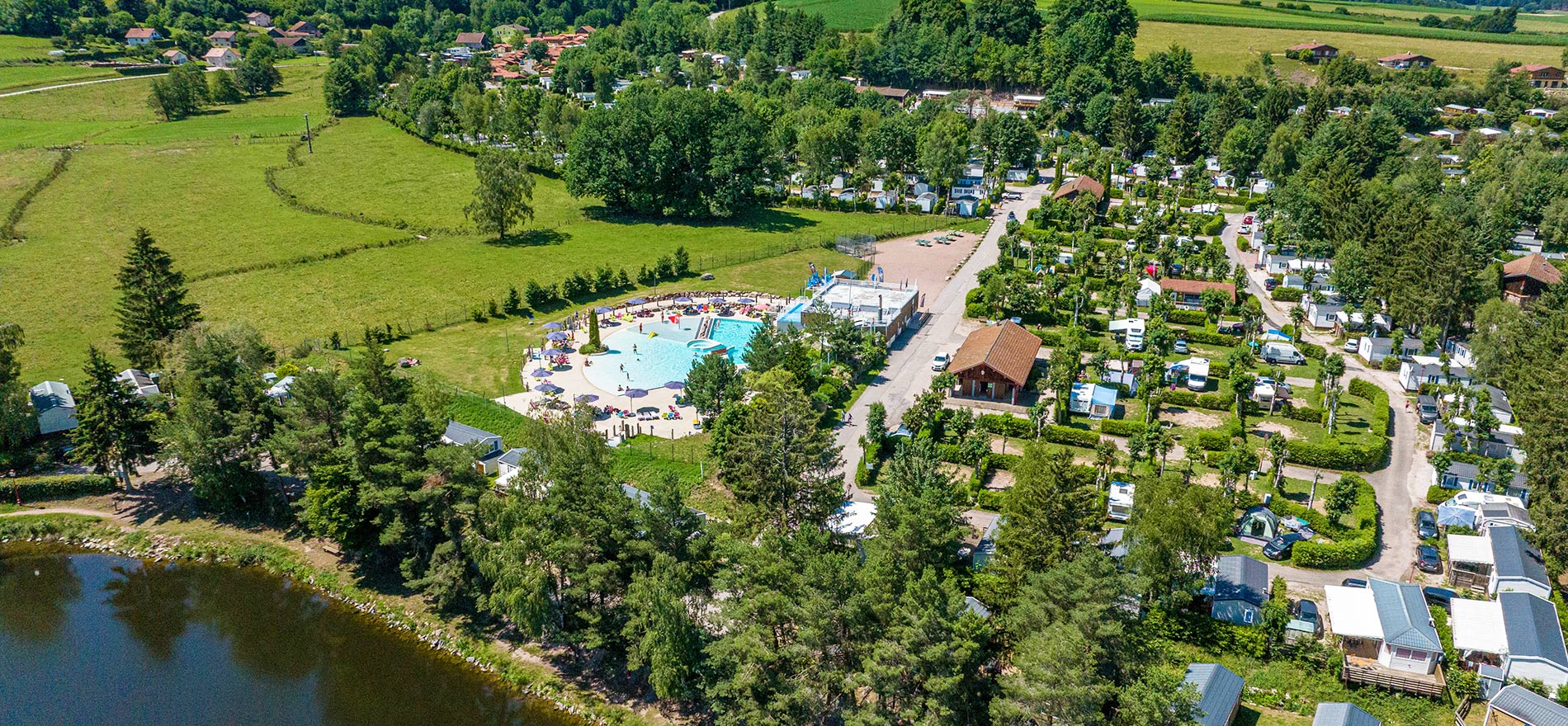 Mobil home 4 personas 2 habitaciones climatizado 4 flores - Corcieux